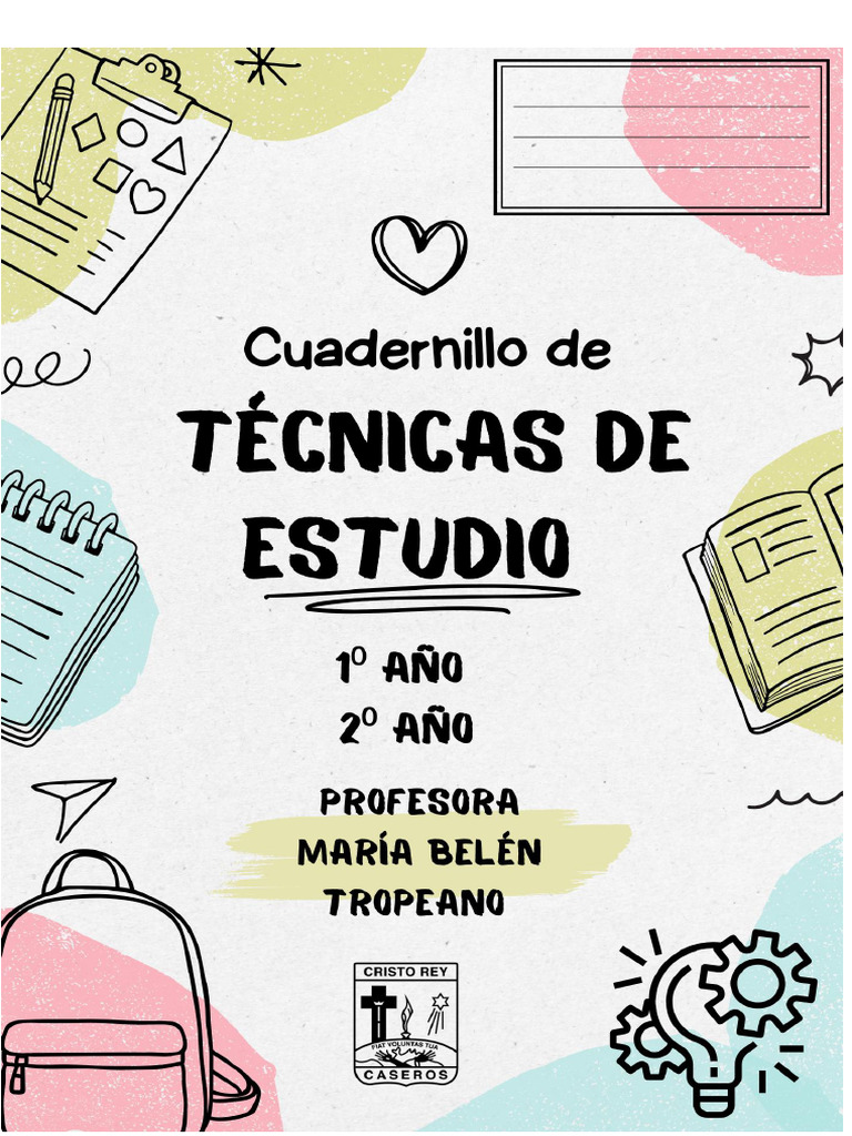 Cuadernillo de Tecnicas de Estudio 2025 | PDF | Ciencia cognitiva | Aprendizaje