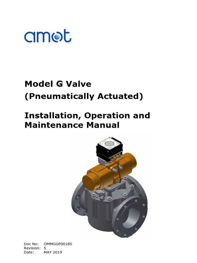G Valve Installation & Maintenance Manual | PDF | Valve | Actuator