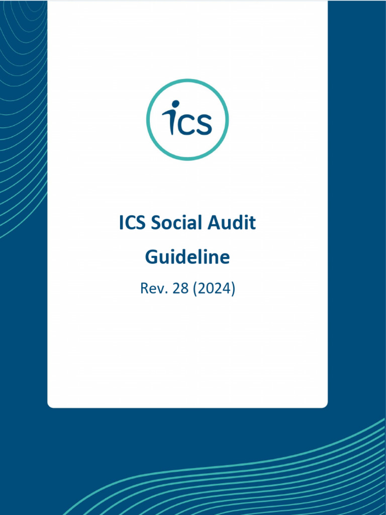 2024-ICS Social Guideline | PDF | Audit | Supply Chain