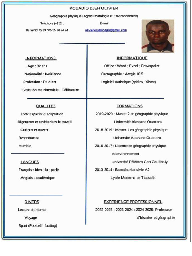 CV, Over | PDF