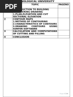 Setting Out Drawing | PDF | Drawing | Civil Engineering