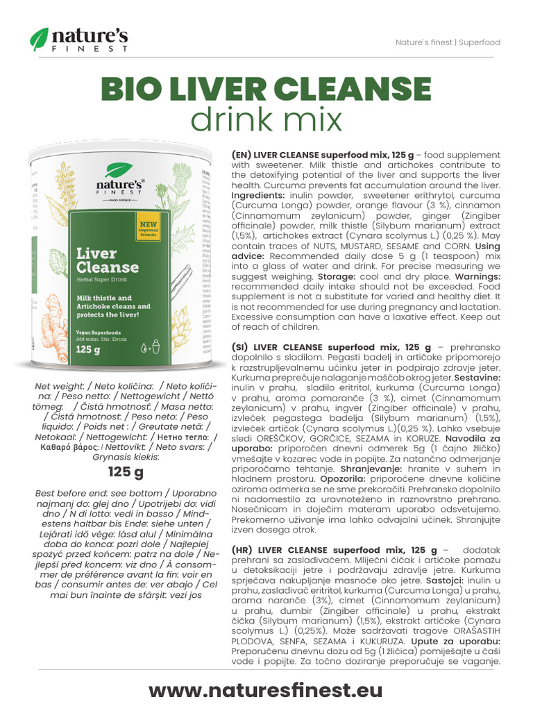 5465 Liver Cleanse | PDF