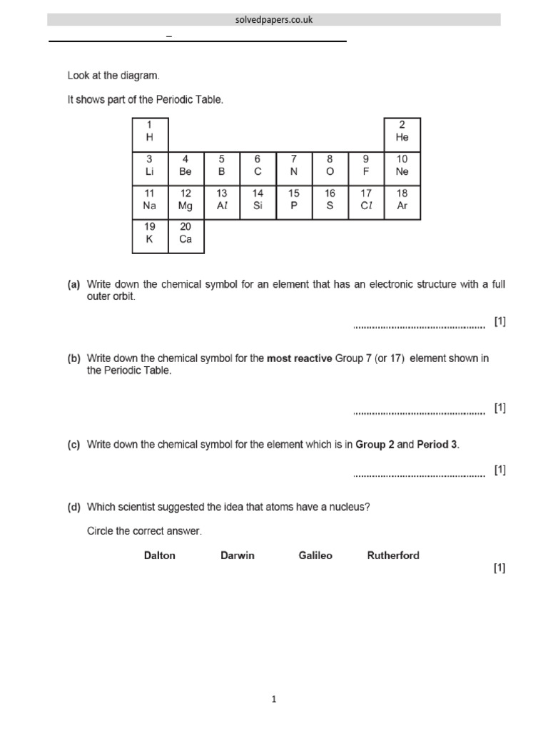 2022 Periodic Table Trends Analysis | PDF