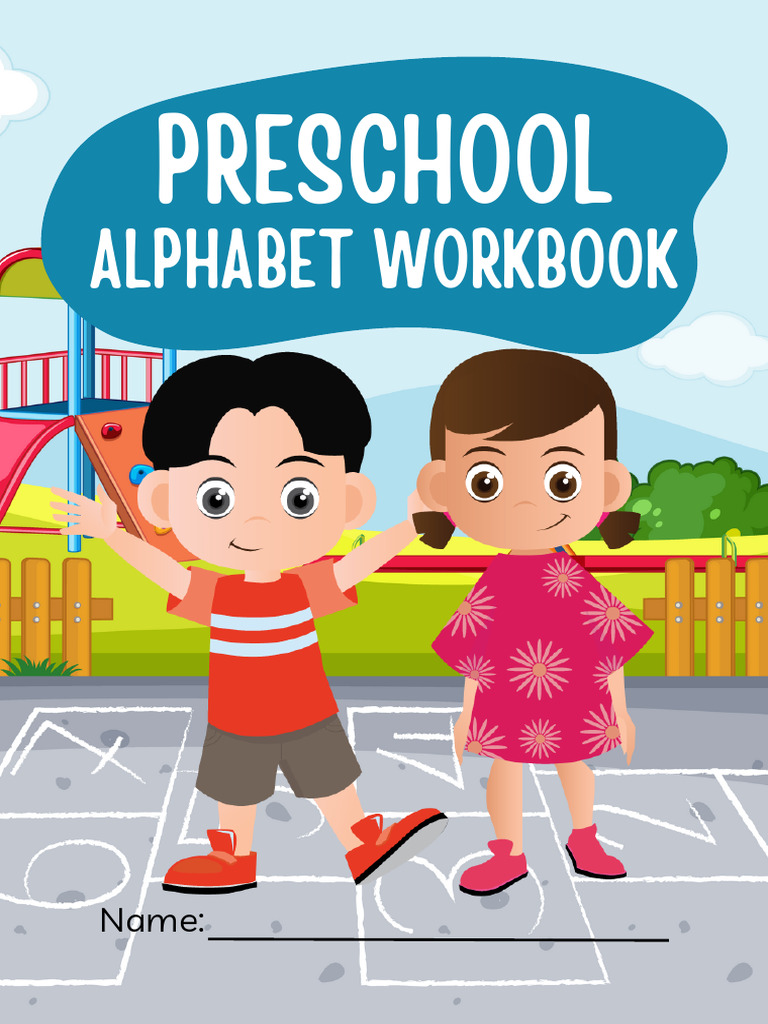 Fun and Colorful Preschool Alphabet Workbook | PDF | Letter Case ...