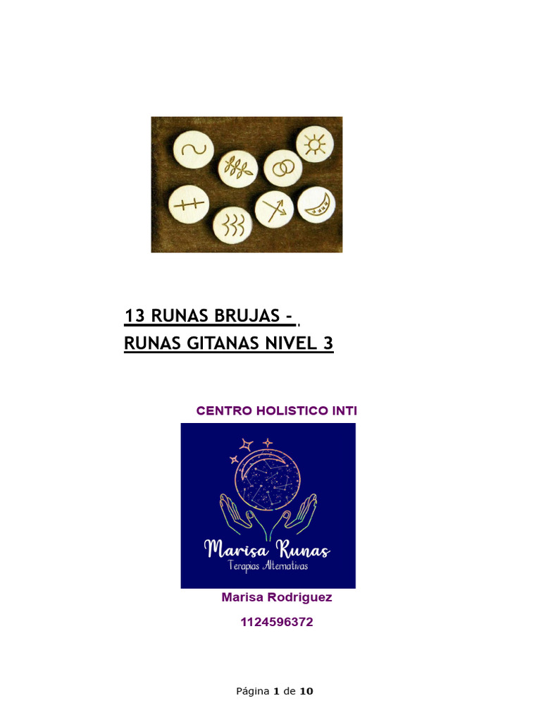 CURSO DE Runas Brujas - Nivel 3 | PDF | Amor