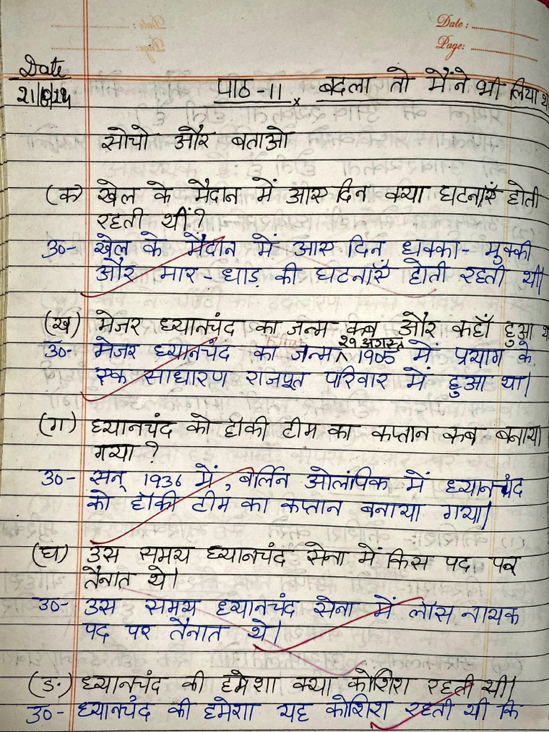 Lesson 11 Class 7 Hindi | PDF