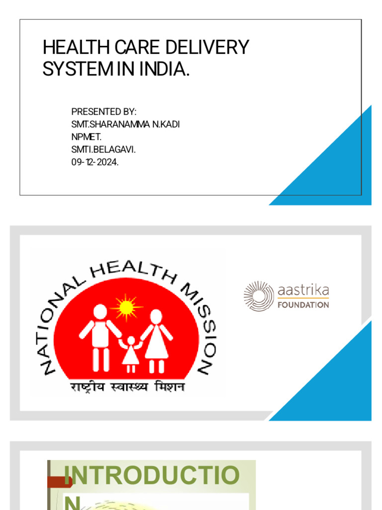 Health Care Delivery System in India | PDF