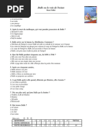 Fiches de Lecture Les Doigts Rouges CE2 | PDF