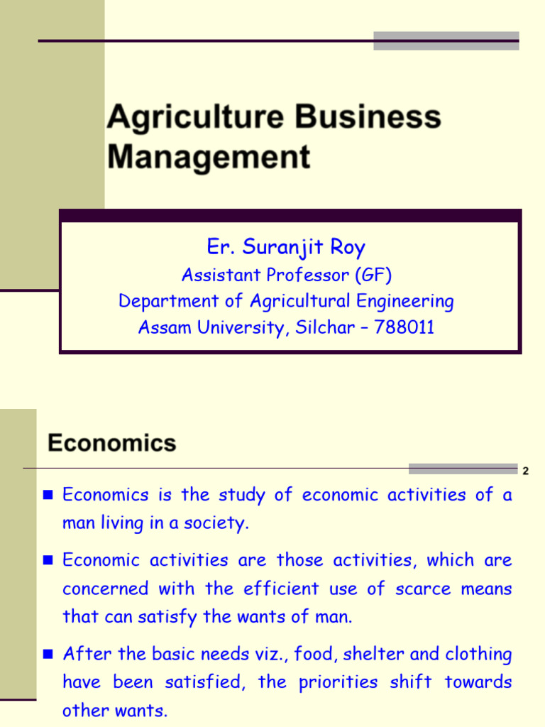 Agrarian Economics and Utility Concepts | PDF | Demand | Utility