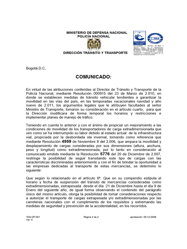 Carga Extradimensionada | PDF