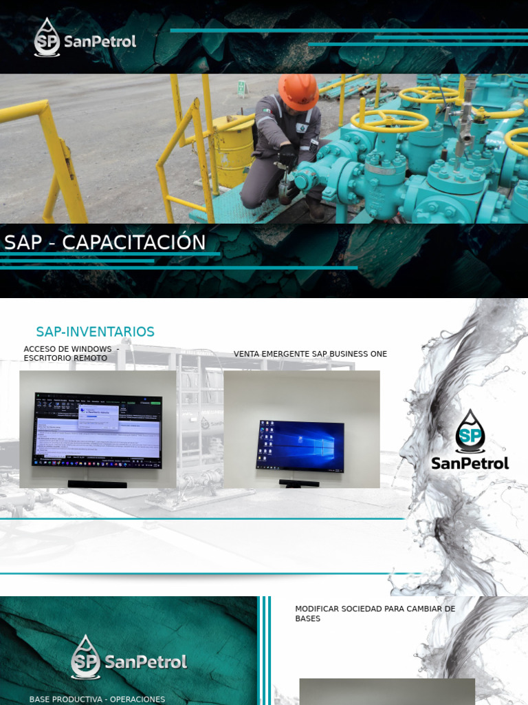 Sap - Capacitación-Operaciones | PDF | Informática | Software