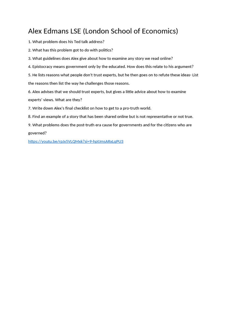 Alex Edmans LSE | PDF