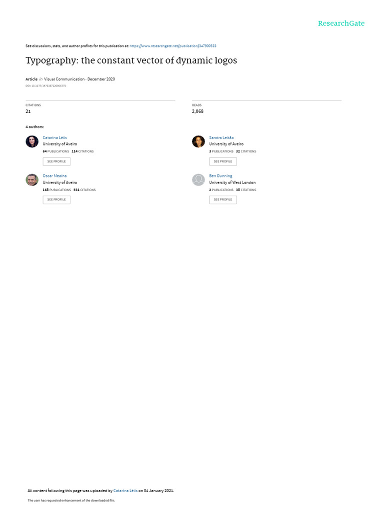 Typography-theconstantvectorofdynamiclogos | PDF | Typography | Typefaces