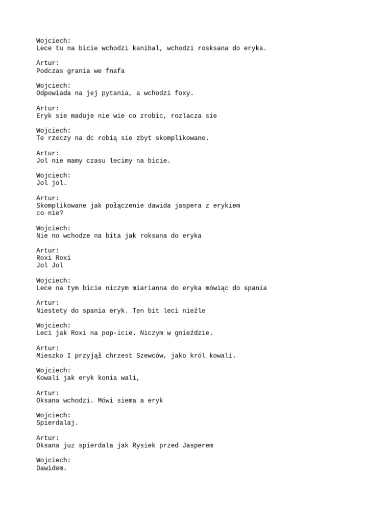 Tekst Piosenka | PDF