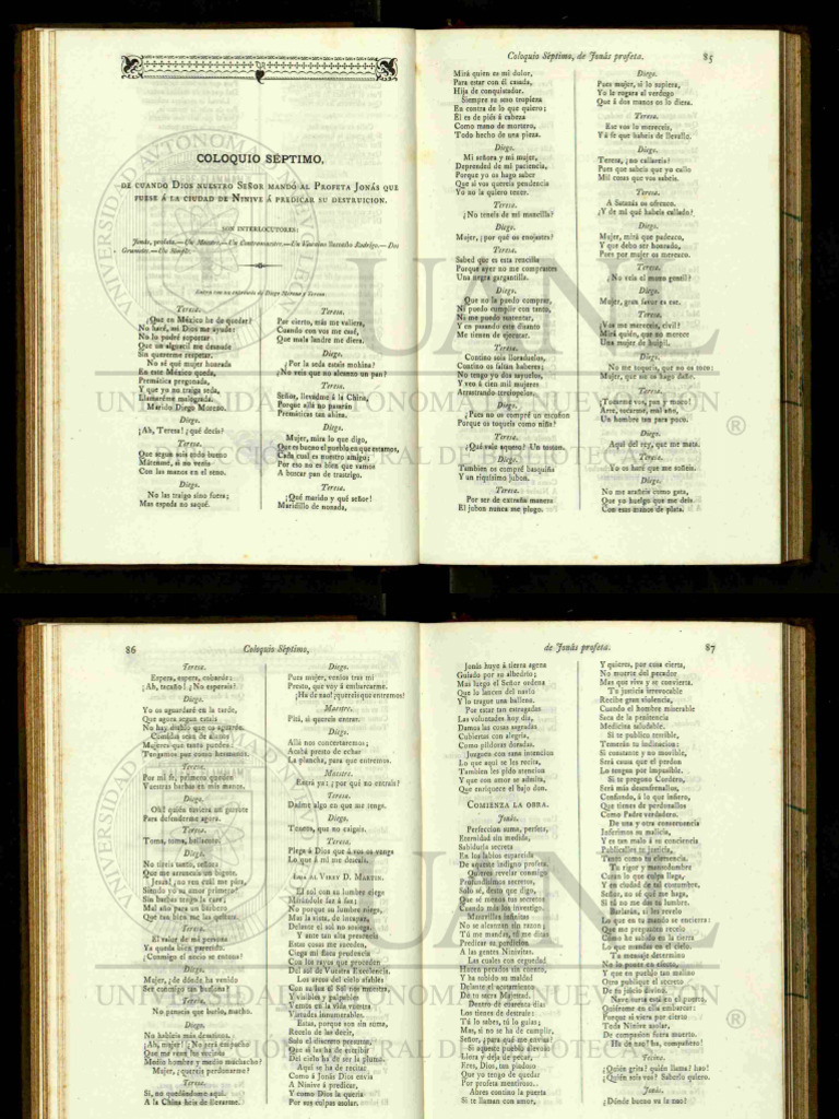 Coloquio VII | PDF | Jonás | Creencia religiosa y doctrina