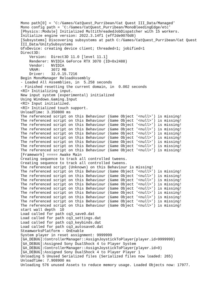 Output Log | PDF | Rendering (Computer Graphics) | Computer Architecture