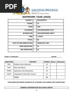 Grade 10 Geography Map Work Task | PDF | Map | Stratosphere