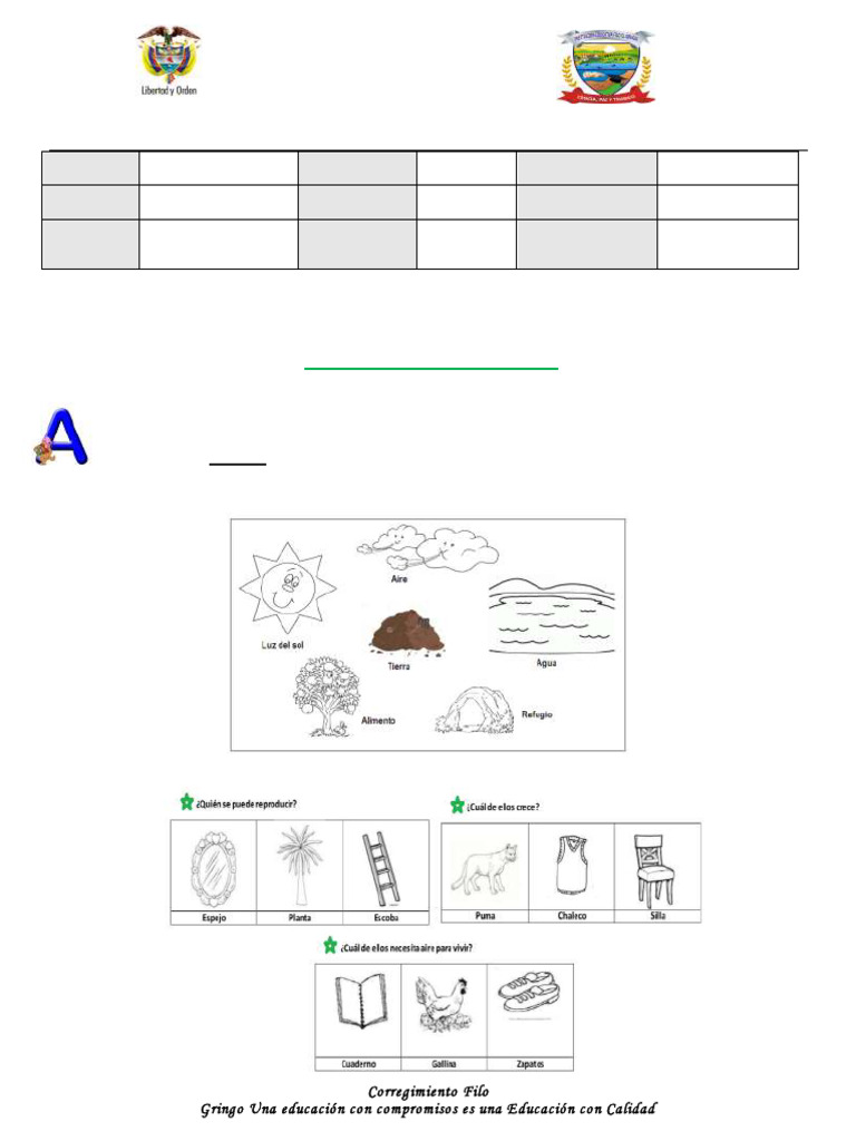 Necesidades de los Animales para Niños | PDF | Aprendizaje