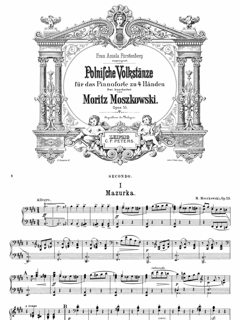 IMSLP950678 PMLP16483 Moszkowski Op55 Polish Dances FE | PDF