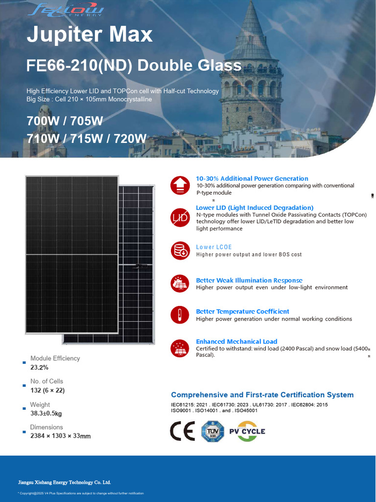 FE66 210 (ND) 715W - Compressed | PDF | Energy Technology | Physical ...
