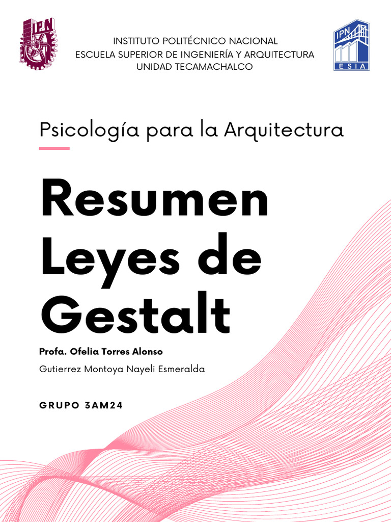 Resumen de las Leyes de Gestalt | PDF | Percepción | Cognición