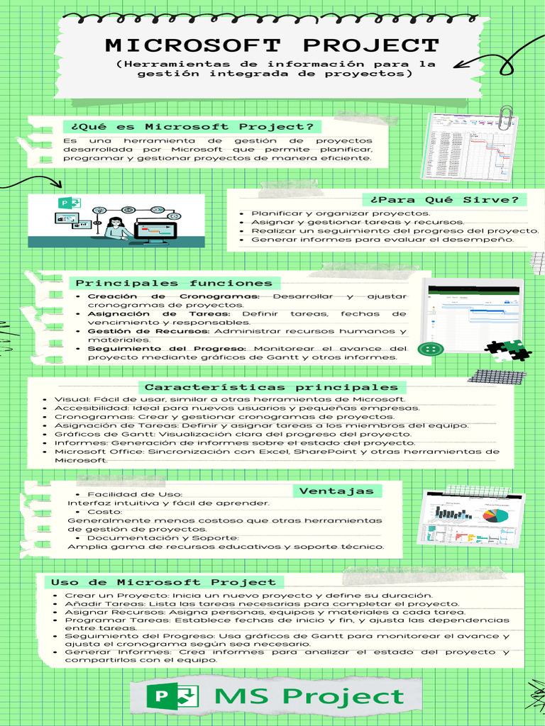 Infografía de Microsoft Project | PDF