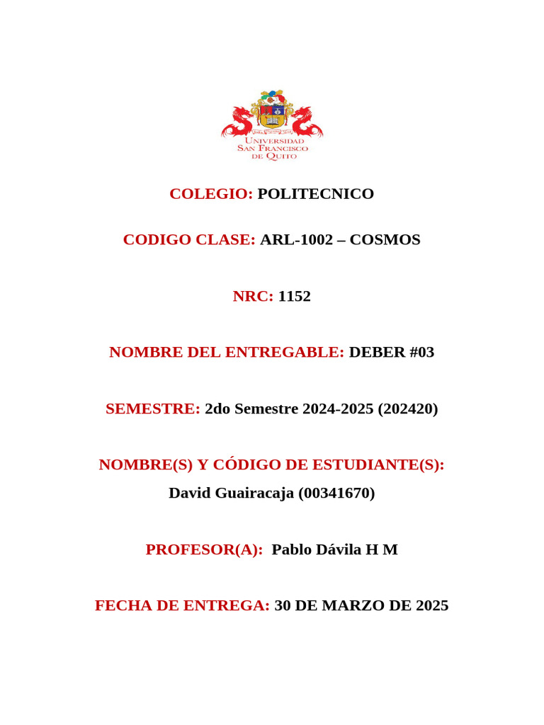 Formato para Caratula de Entregables | PDF