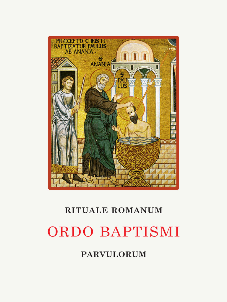 Ordo Baptismi Parvulorum | PDF