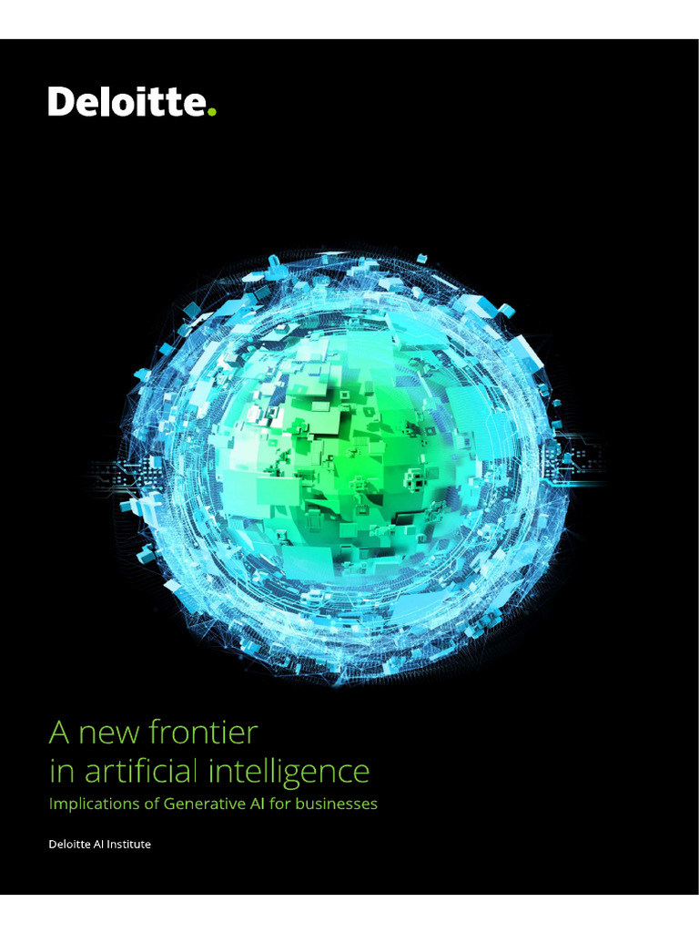 Gen Ai Deloitte Rapport | PDF