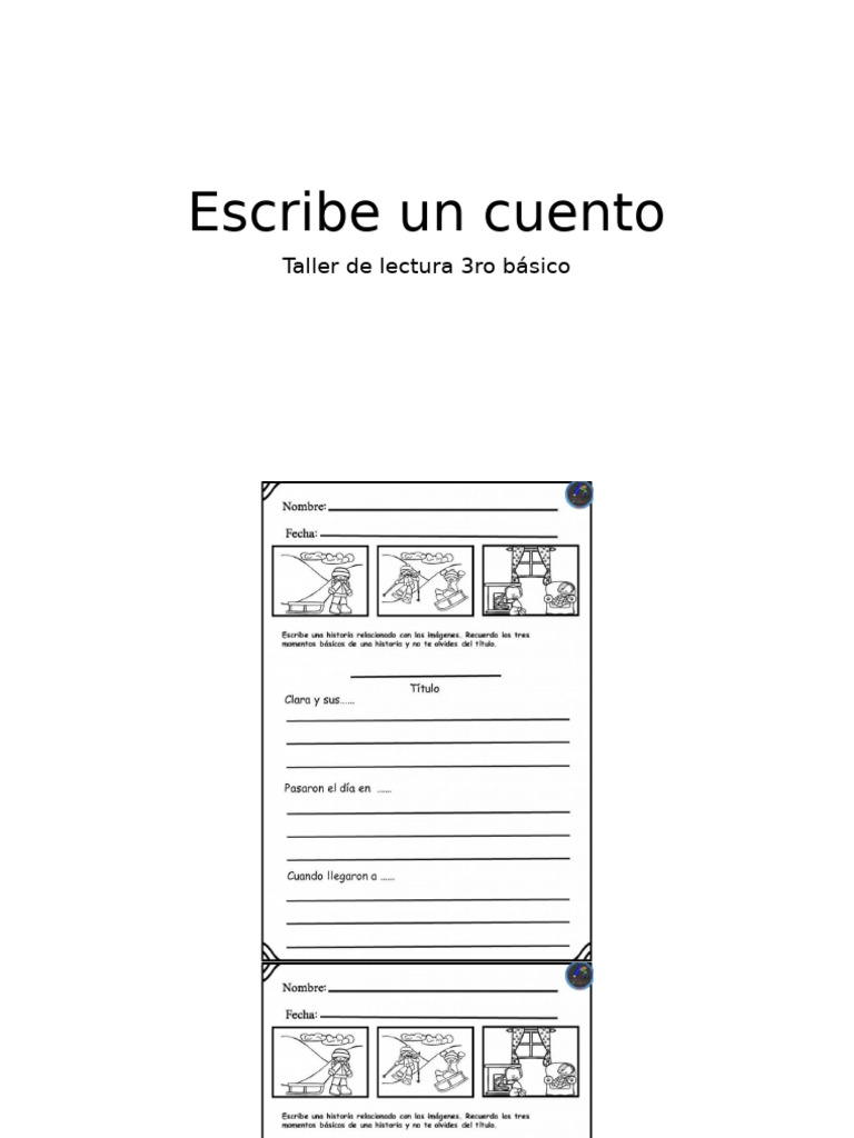 Escribe un cuento | PDF