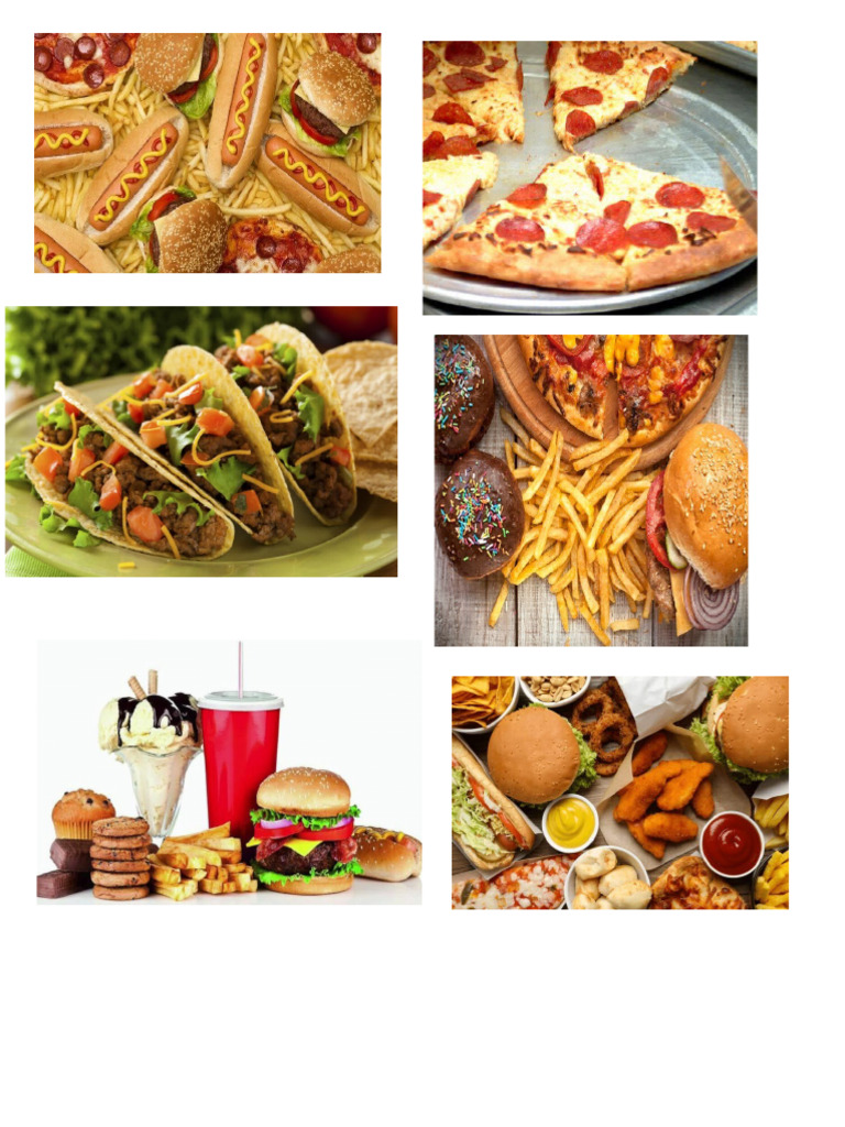 Comida Chatarra y Saludable | PDF