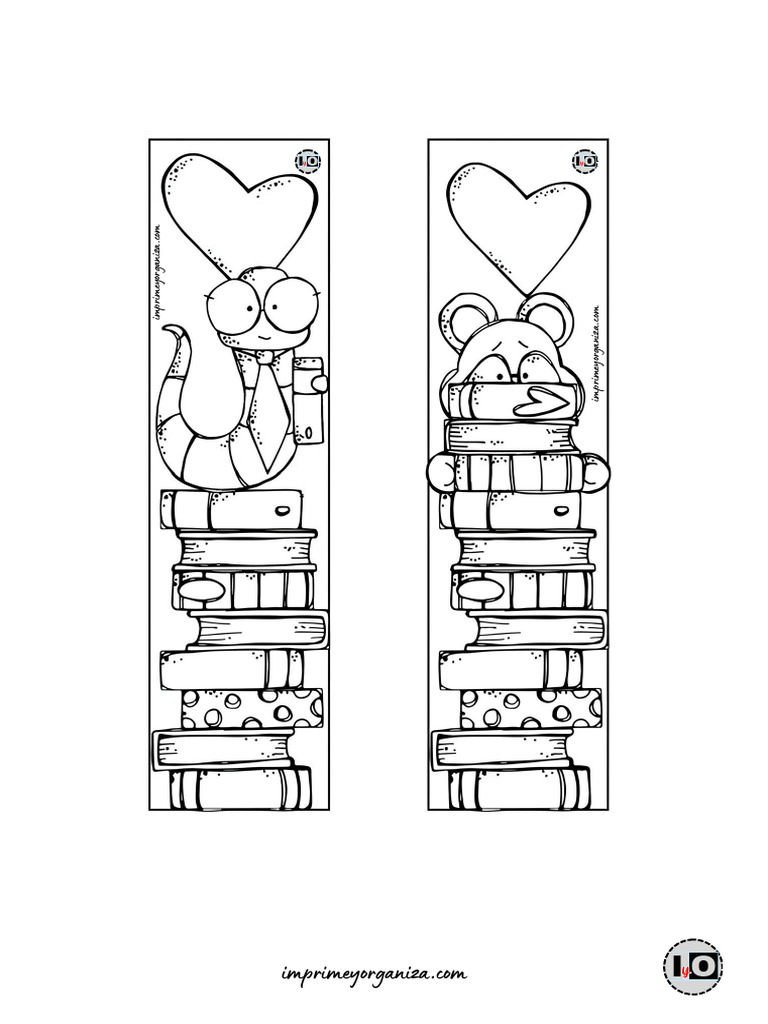 Marcapaginas para Colorear | PDF