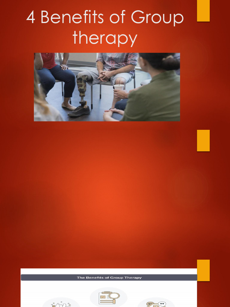 Benefits of Group Therapy | PDF | Psychotherapy | Mental Disorder