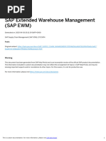 SAP EWM Activity Areas Explained | PDF | Warehouse | Information