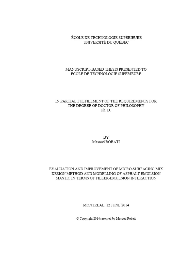 Robati Masoud | PDF | Road Surface | Materials