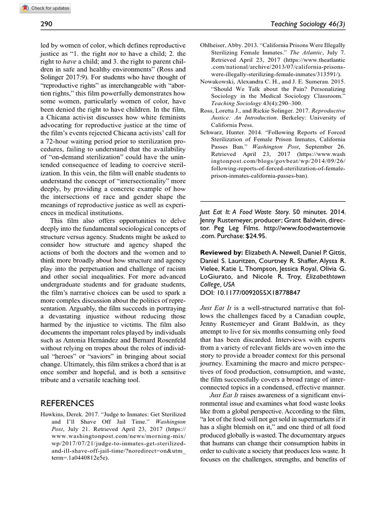 Film Review Just Eat It a Food Waste Sto | PDF | Waste