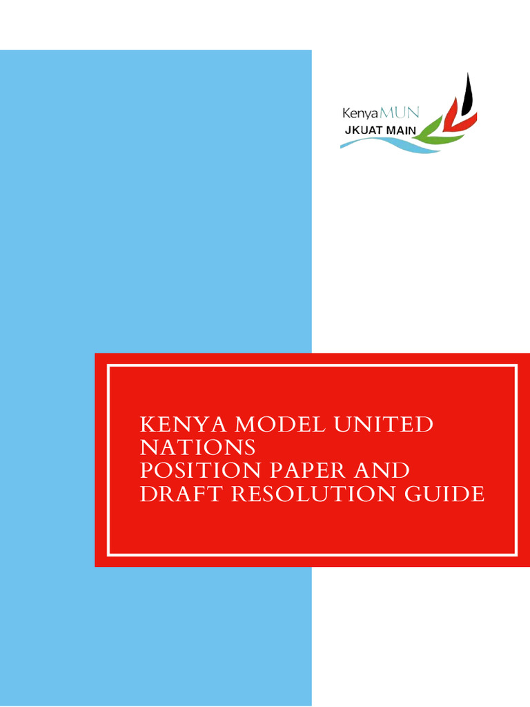 position paper and draft resolutions guide | PDF | World Health ...
