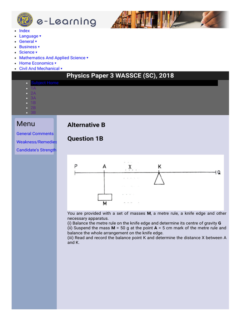 PhysicsPaper3, May-June2018 1743679145143 | PDF | Force | Physics