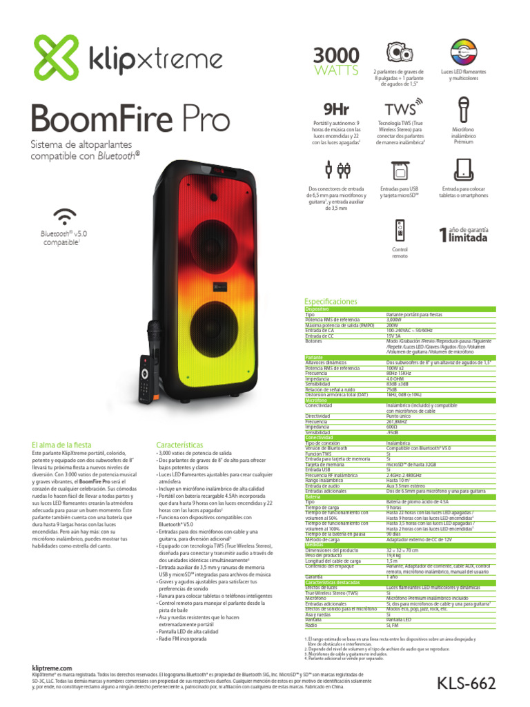 KLS-662 DS Spa | PDF | Altoparlante | Micrófono