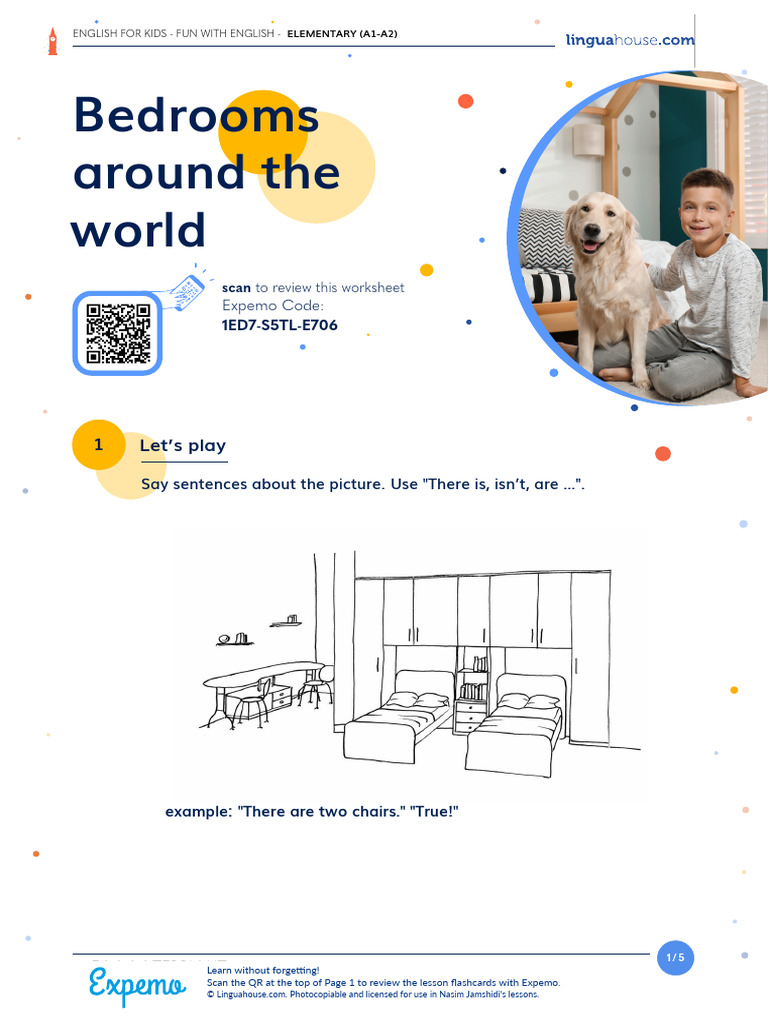 Bedrooms Around The World British English Student A1 A2 | PDF | Bedroom ...