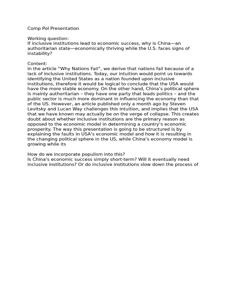 Comp Pol Presentation | PDF