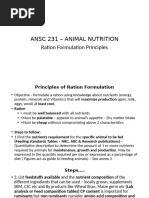 Dairy Cattle Ration Formulation Guide | PDF | Dairy Cattle | Dairy Farming