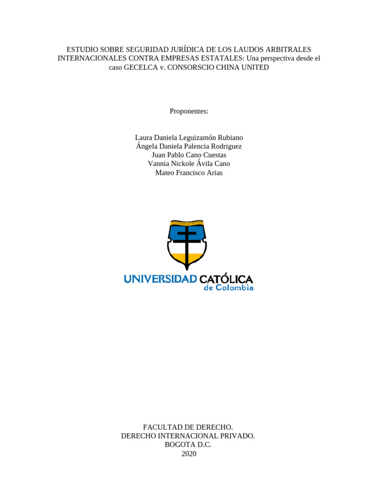 Trabajo Final Dip | PDF | Arbitraje | Jurisdicción
