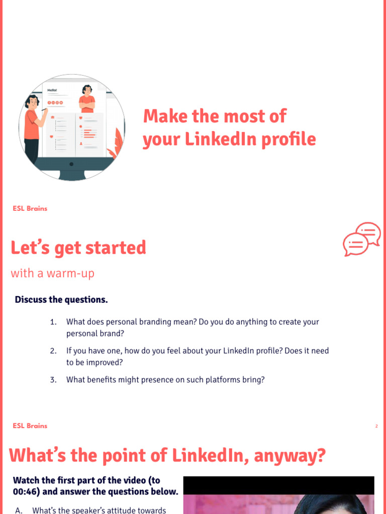Make The Most of Your LinkedIn Profile | PDF