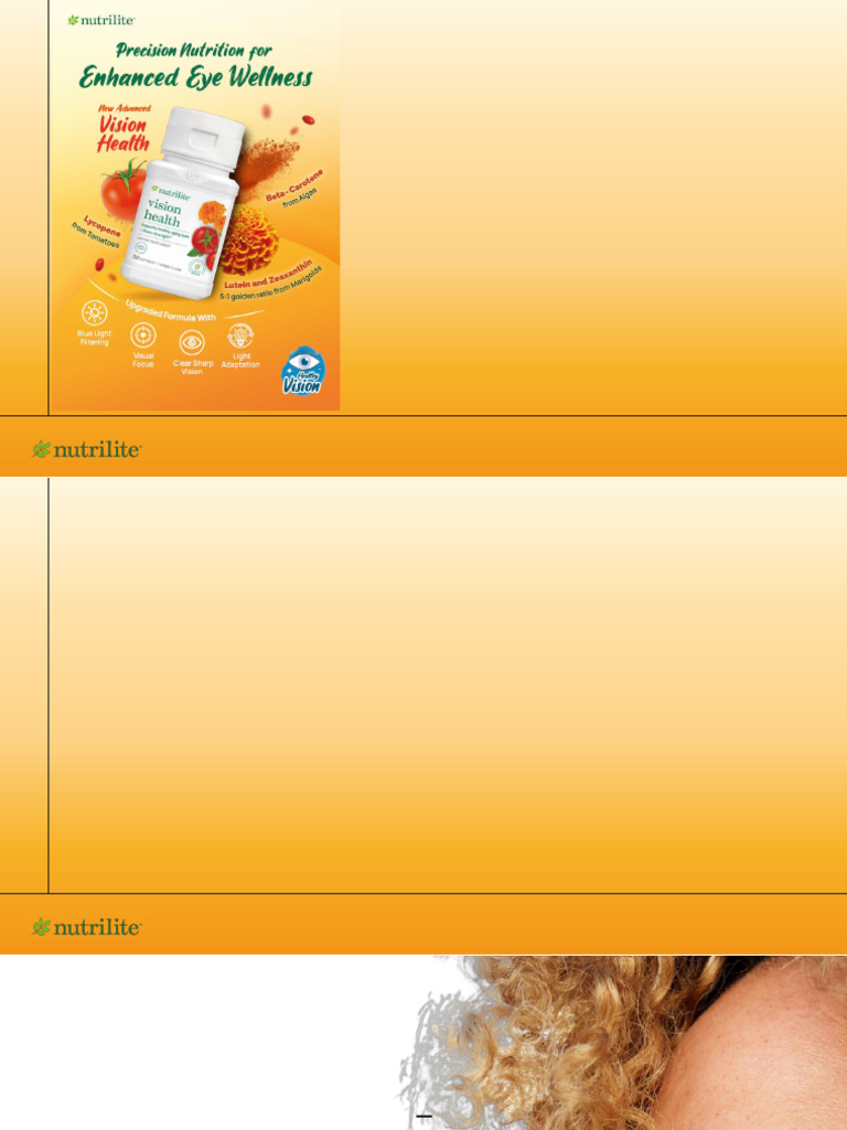 New Advanced Nutrilite Vision Health | PDF | Carotenoid | Vitamin A