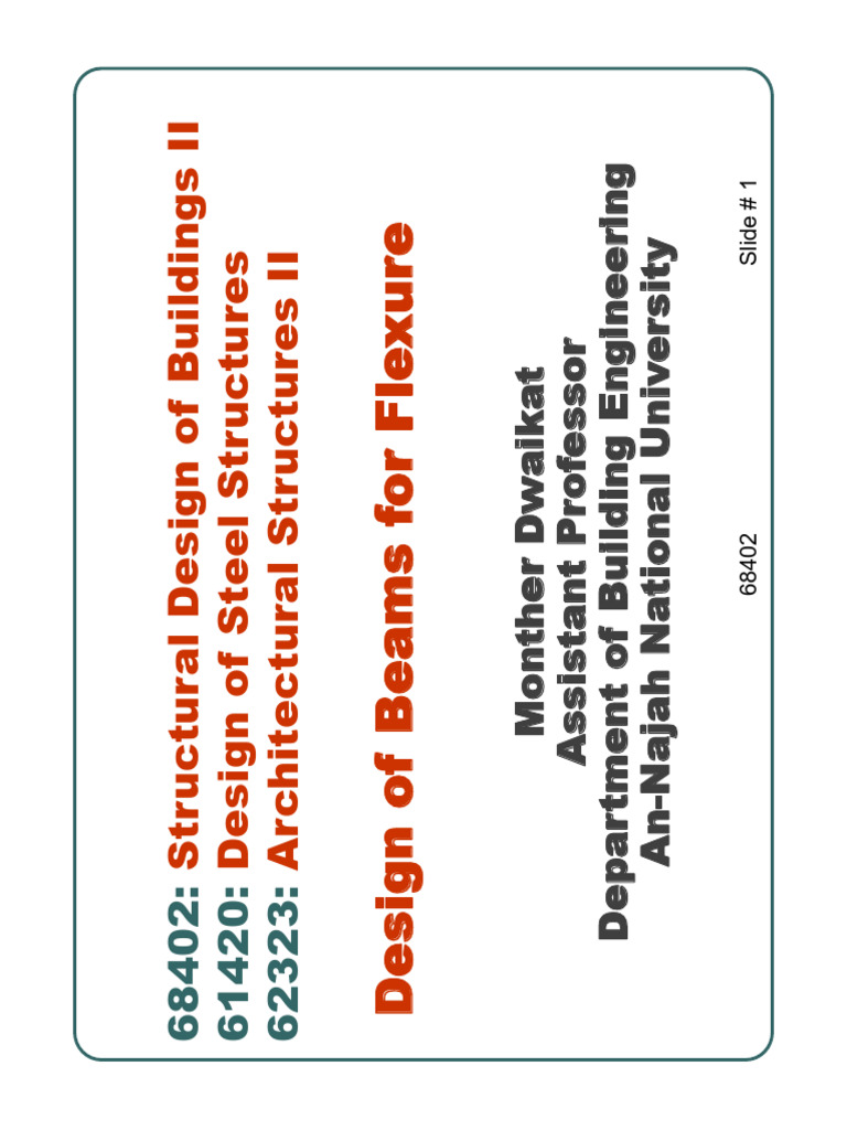 Beam Flexure Design Principles | PDF | Bending | Beam (Structure)