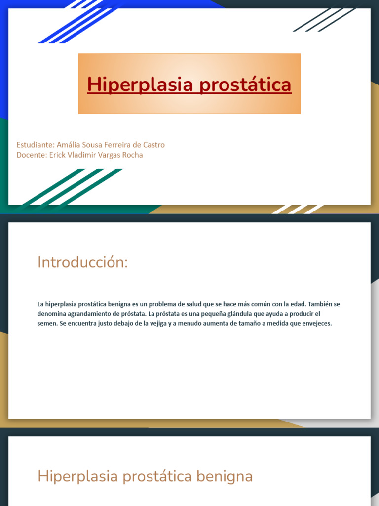 Hiperplasia Prostática | PDF | Próstata | Especialidades Medicas