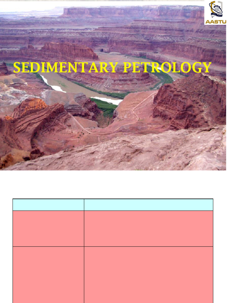 Sedimentary Petrology Course Overview | PDF | Sedimentary Rock | Limestone