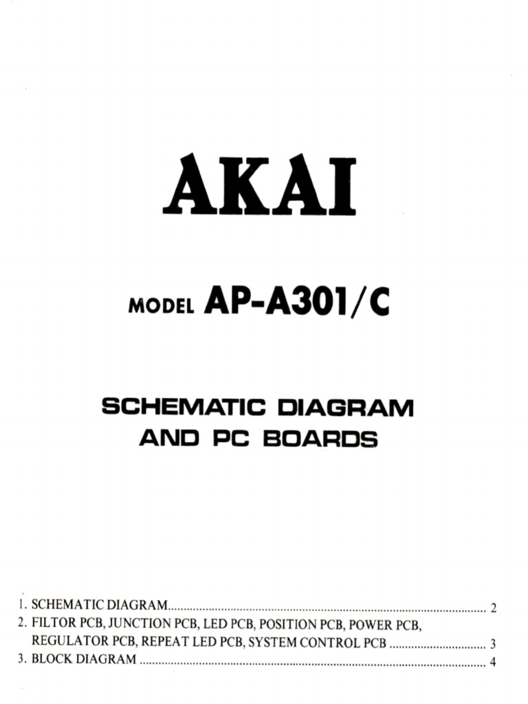 Akai Ap A301 | PDF