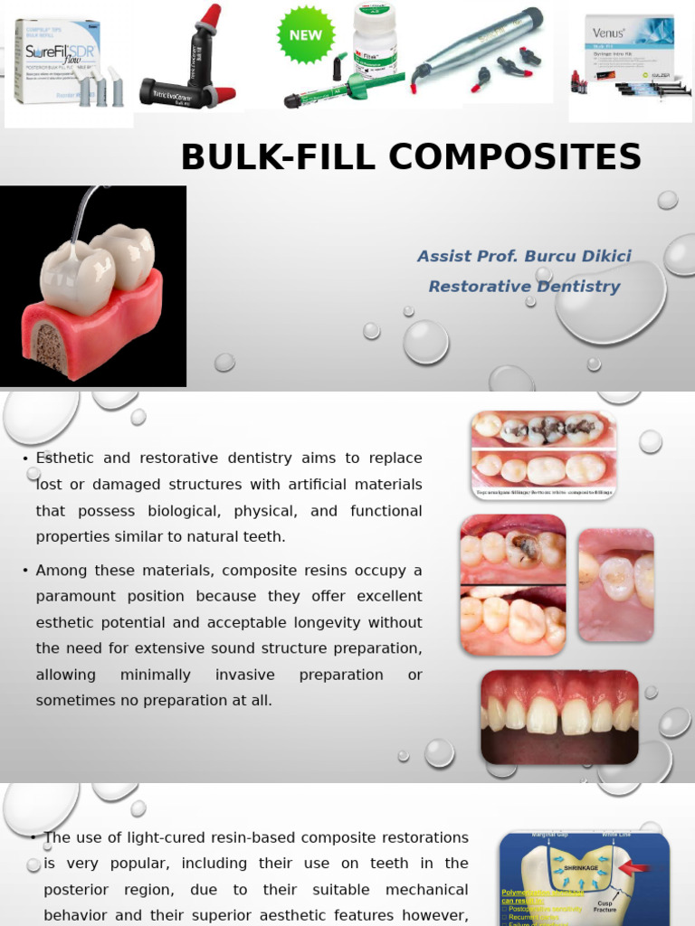 Bulk Fill Composite | PDF | Dental Composite | Composite Material